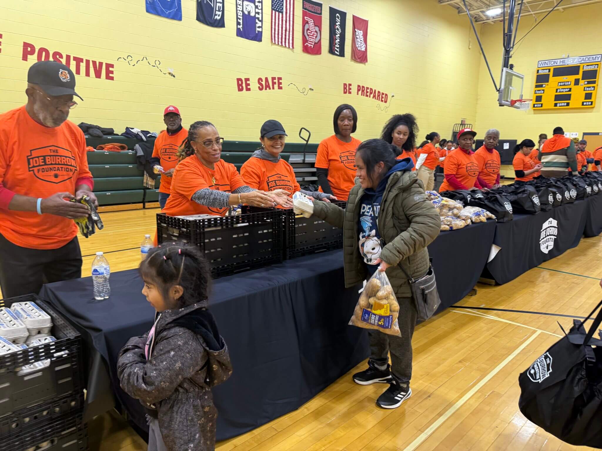 JBF Hosts Thanksgiving Event for Winton Hills Families - Joe Burrow ...